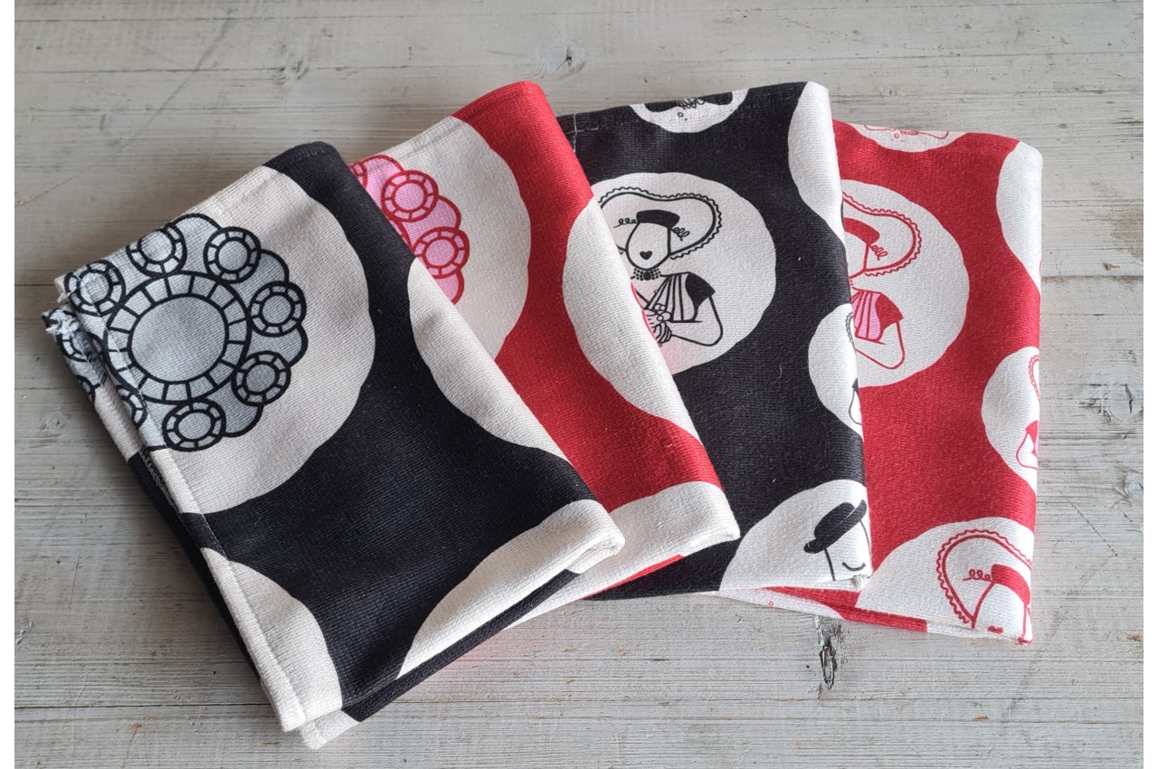 Gastendoekje boer-boerin - Leuk Zeeuws